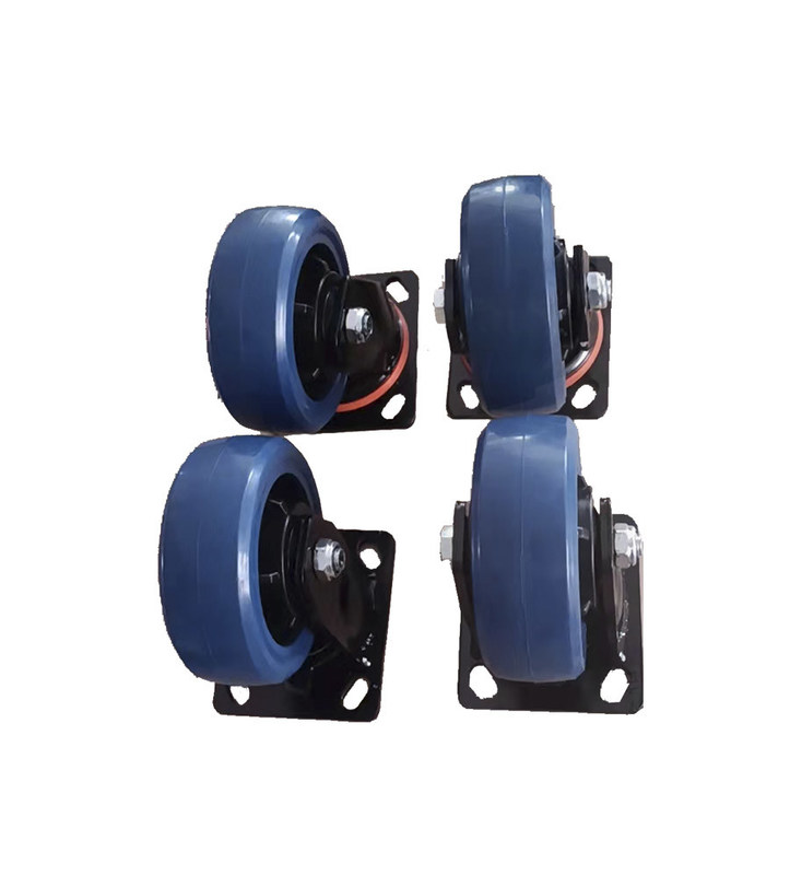 5 Inch Shopping Heavy Duty Trolley Castors High Wear Resistance ROSH