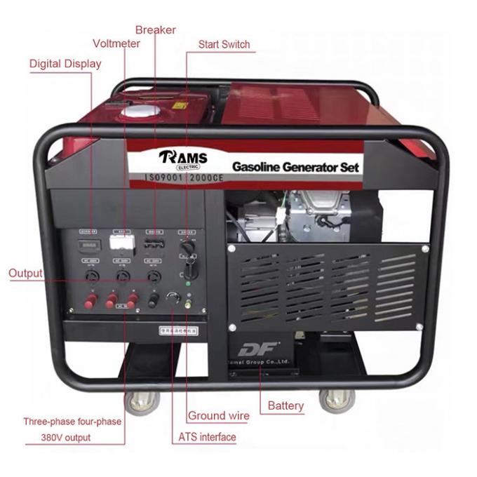 V TWIN 18KW High Wattage Generator Portable 15000W Power 999CC Displacement